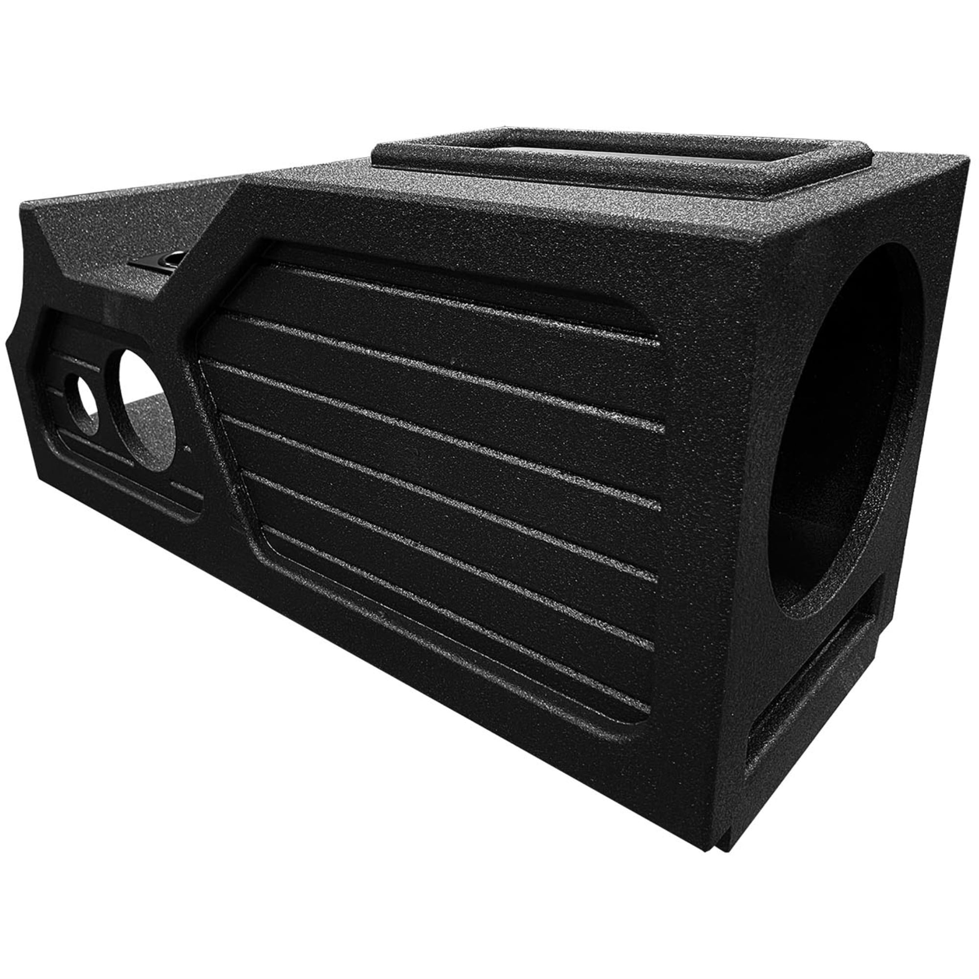 "QPower QBOMB Single 12"" Subwoofer Vented Enclosure for 07-13 GM/Chevy ...