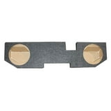 QPower Custom Sub Box for Dodge Ram Quad Cab '02-15, Dual 10" Truck ...