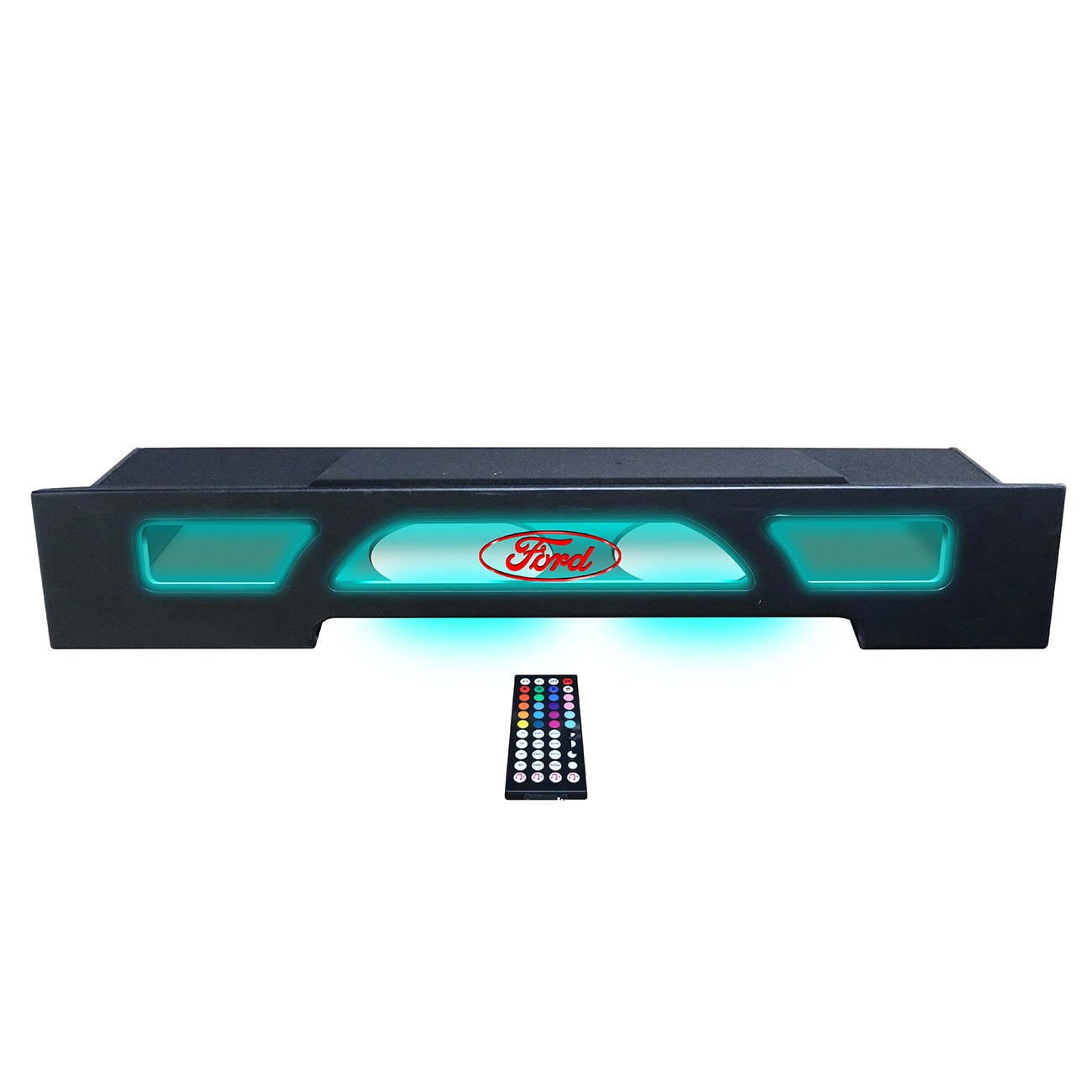 QPower QLUXE Dual 12″ Vented with RGB LED Illumination Ford F105 '09 ...