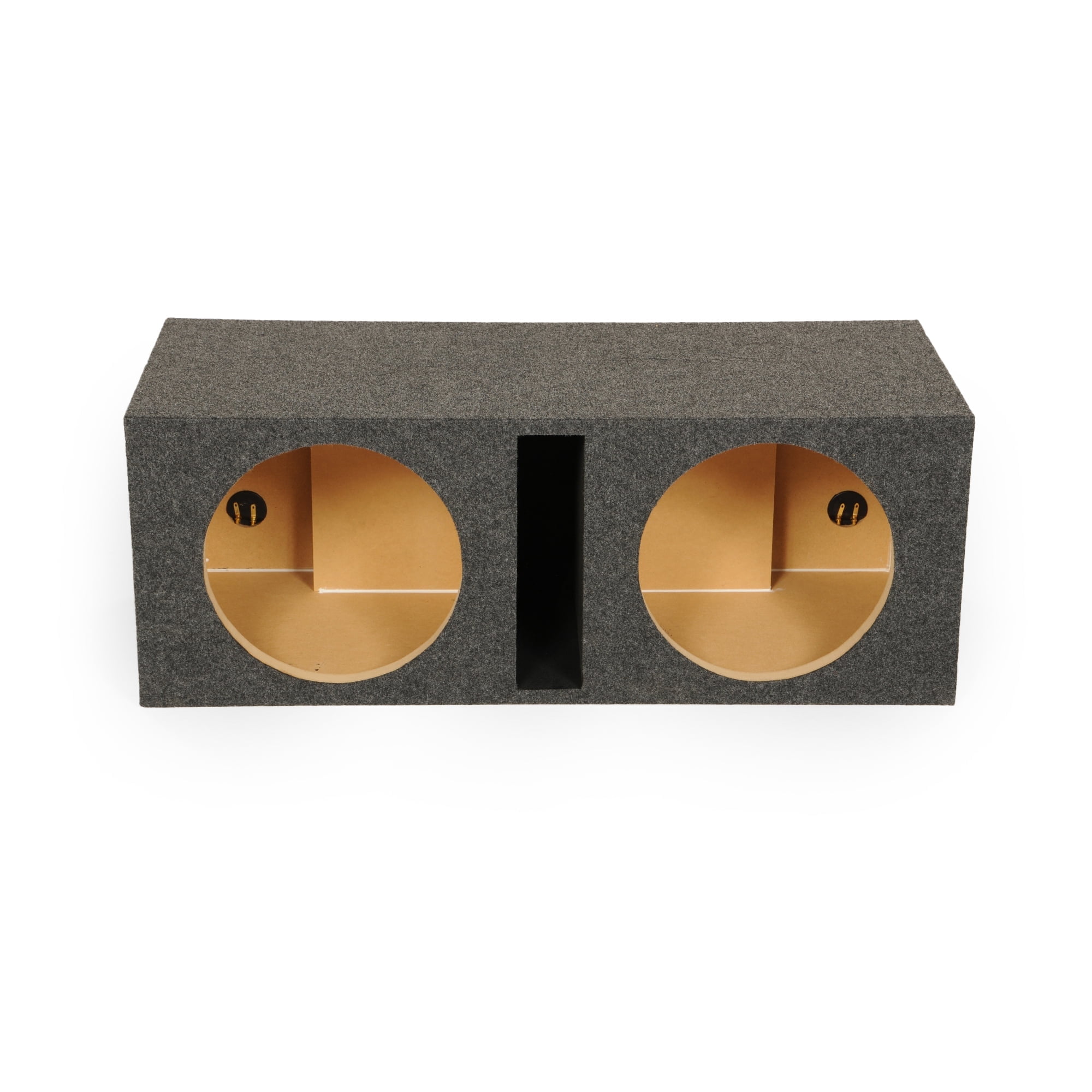 "QPower Heavy Duty 10"" Single Vented Subwoofer Enclosure Box with MDF ...