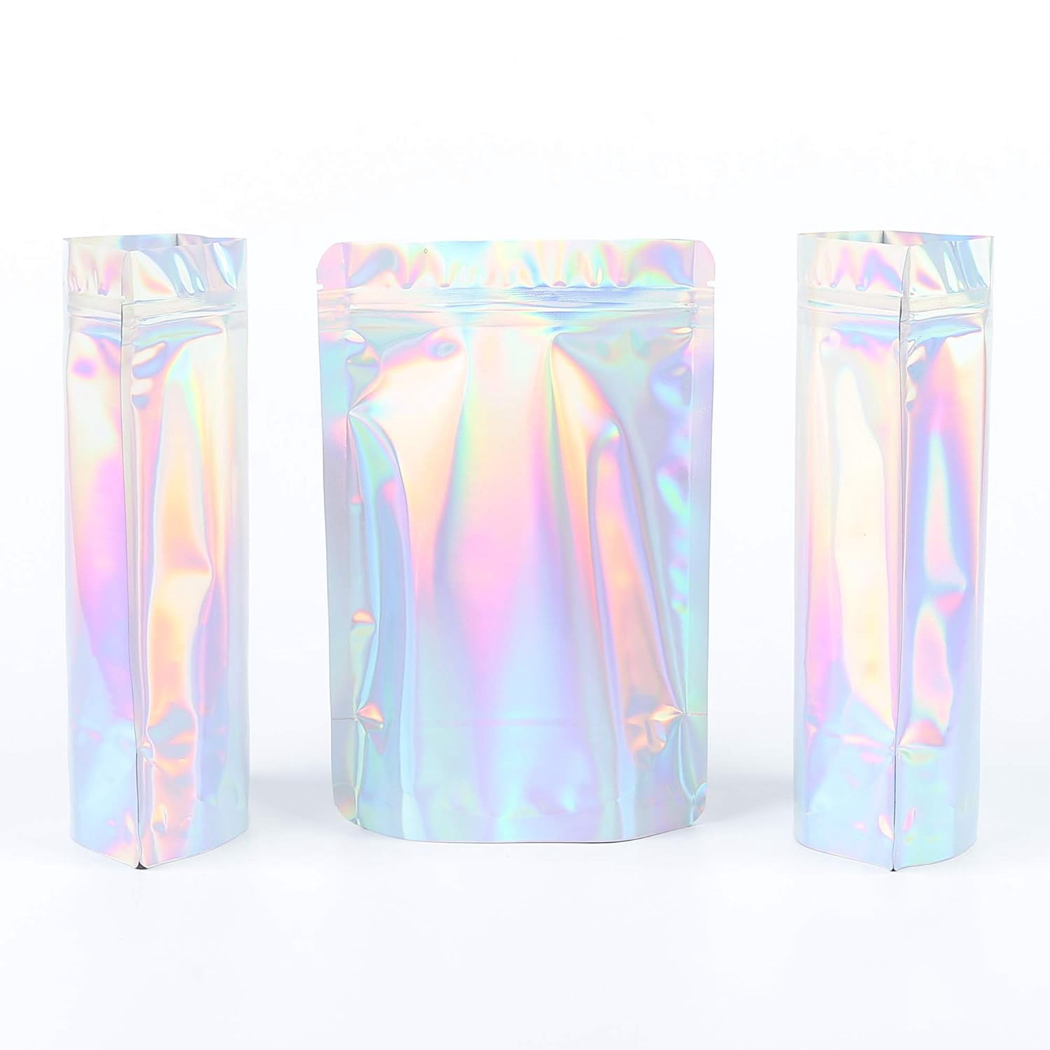 QQ Studio Double-Sided Rainbow Holographic Stand Up Resealable ...