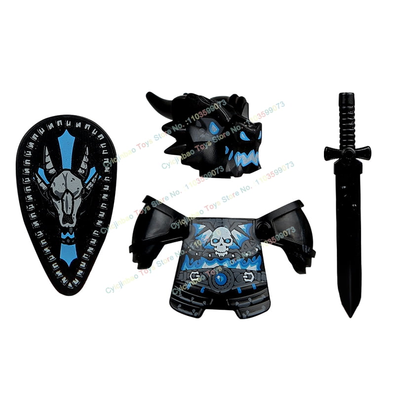 QQ04-7 Undead Knight Bricks mini action figures Model accessories MOC ...