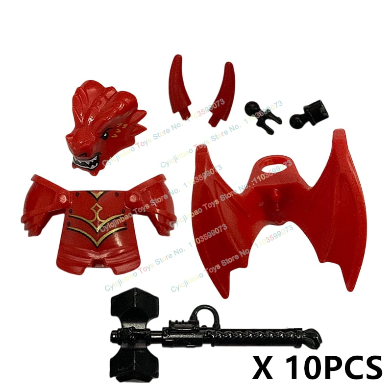 QQ04-7 Undead Knight Bricks mini action figures Model accessories MOC ...