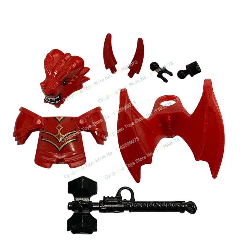 QQ04-7 Undead Knight Bricks mini action figures Model accessories MOC ...