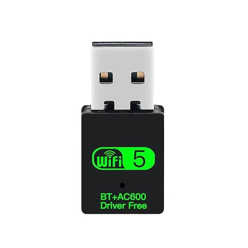 QQL USB WiFi Bluetooth Adapter 600Mbps Dual Band 2.4Ghz 5Ghz Mini ...