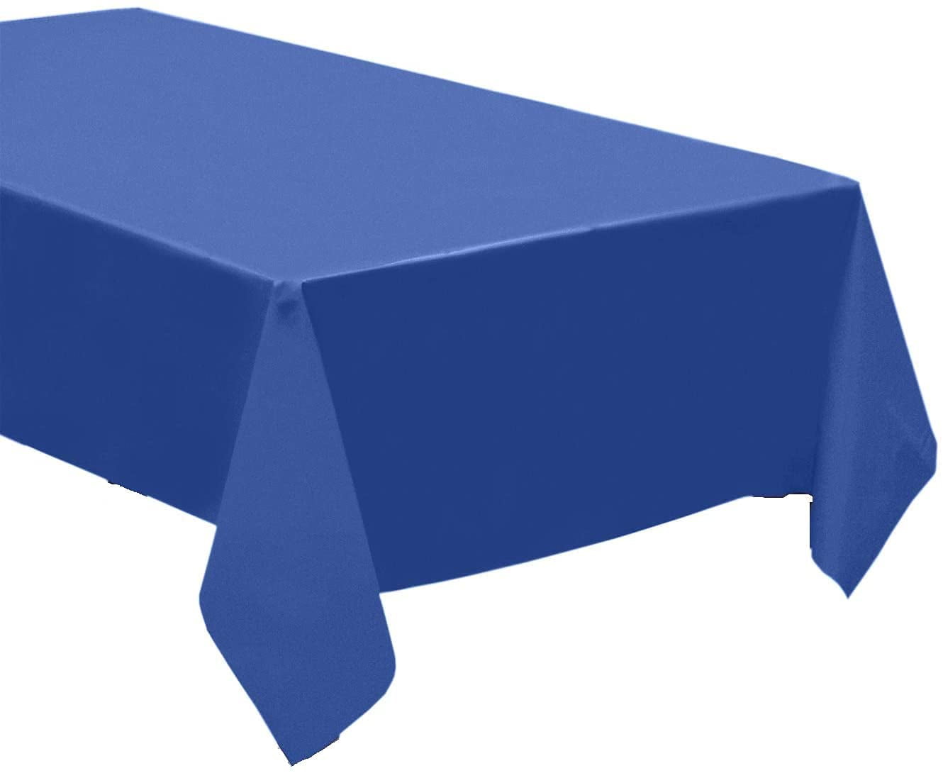 QQOUTLET Pack of 4: Disposable Plastic Tablecloths/Table Covers, 54 x ...