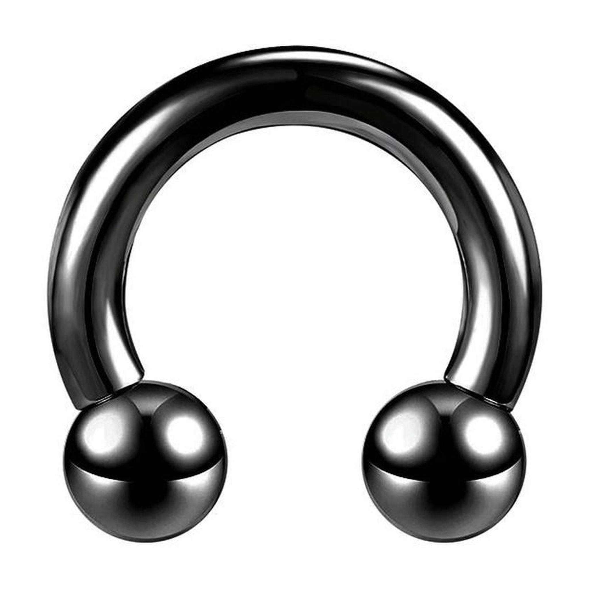 QQTDFG 1 Pc Stainless Steel Horseshoe Nose Ring Large Size Septum ...