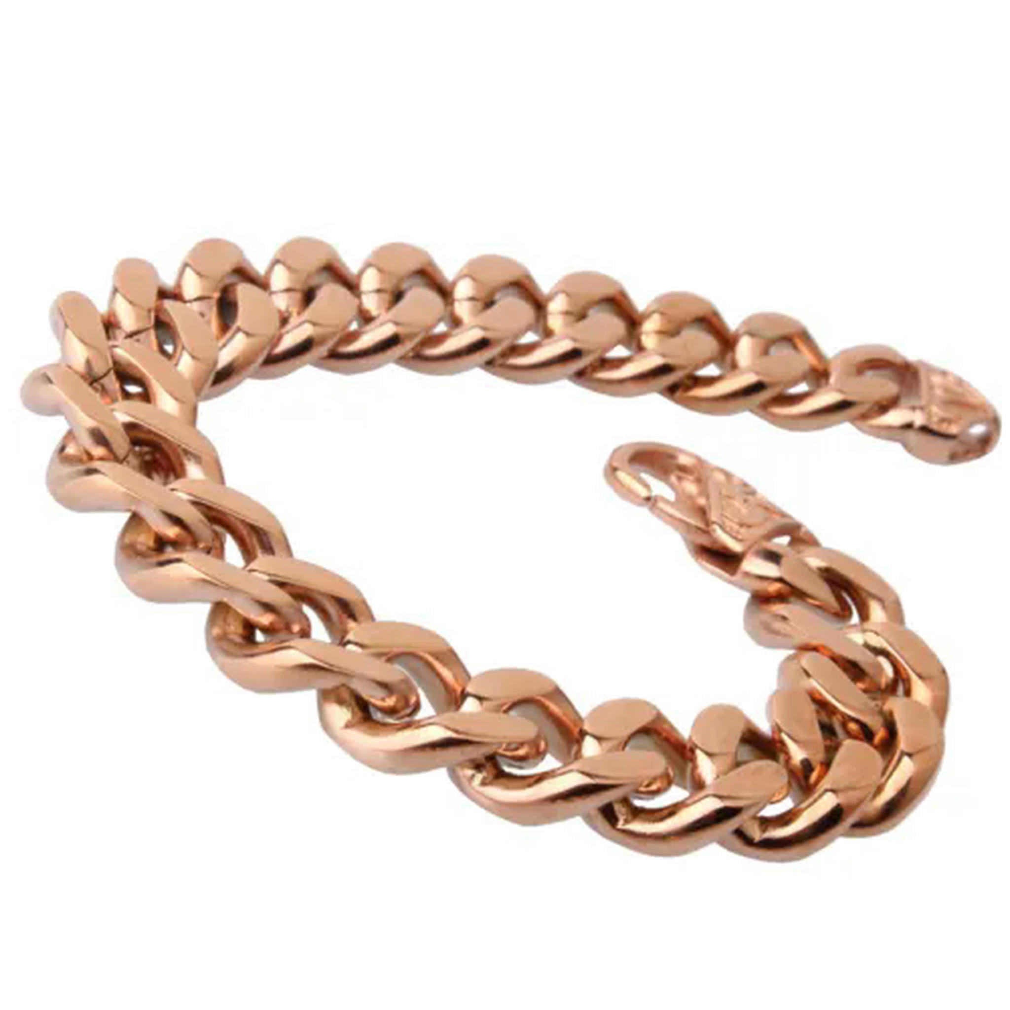 QQTDFG 7-11" Classic Mens Chain Wristband 316L Stainless Steel Curb ...