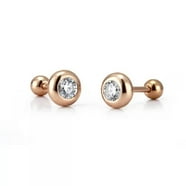 Swarovski Attract Rhodium Plated Stud Earrings - Walmart.com