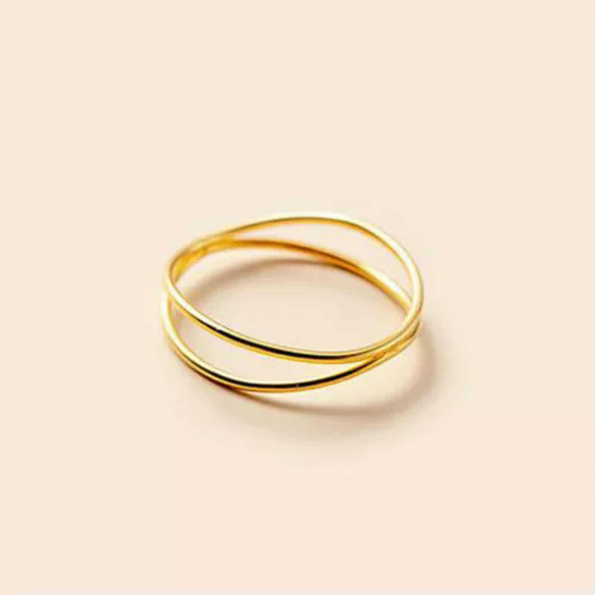 QQTDFG Sterling Silver Wavy Line Dainty Above Knuckle Midi Pinkie ...