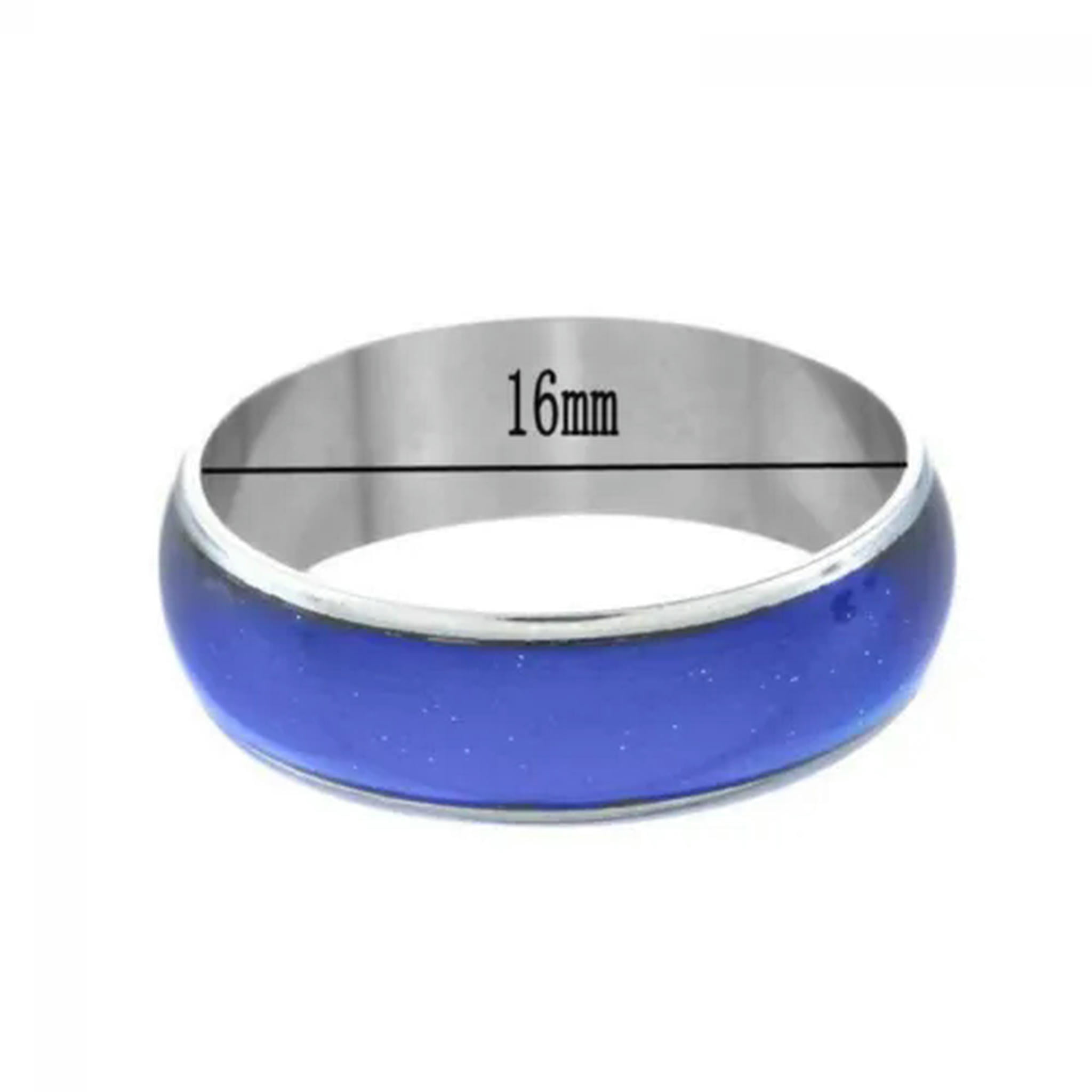 QQTDFG Unisex Amazing Mood Ring Temperature Control Color Change Band ...