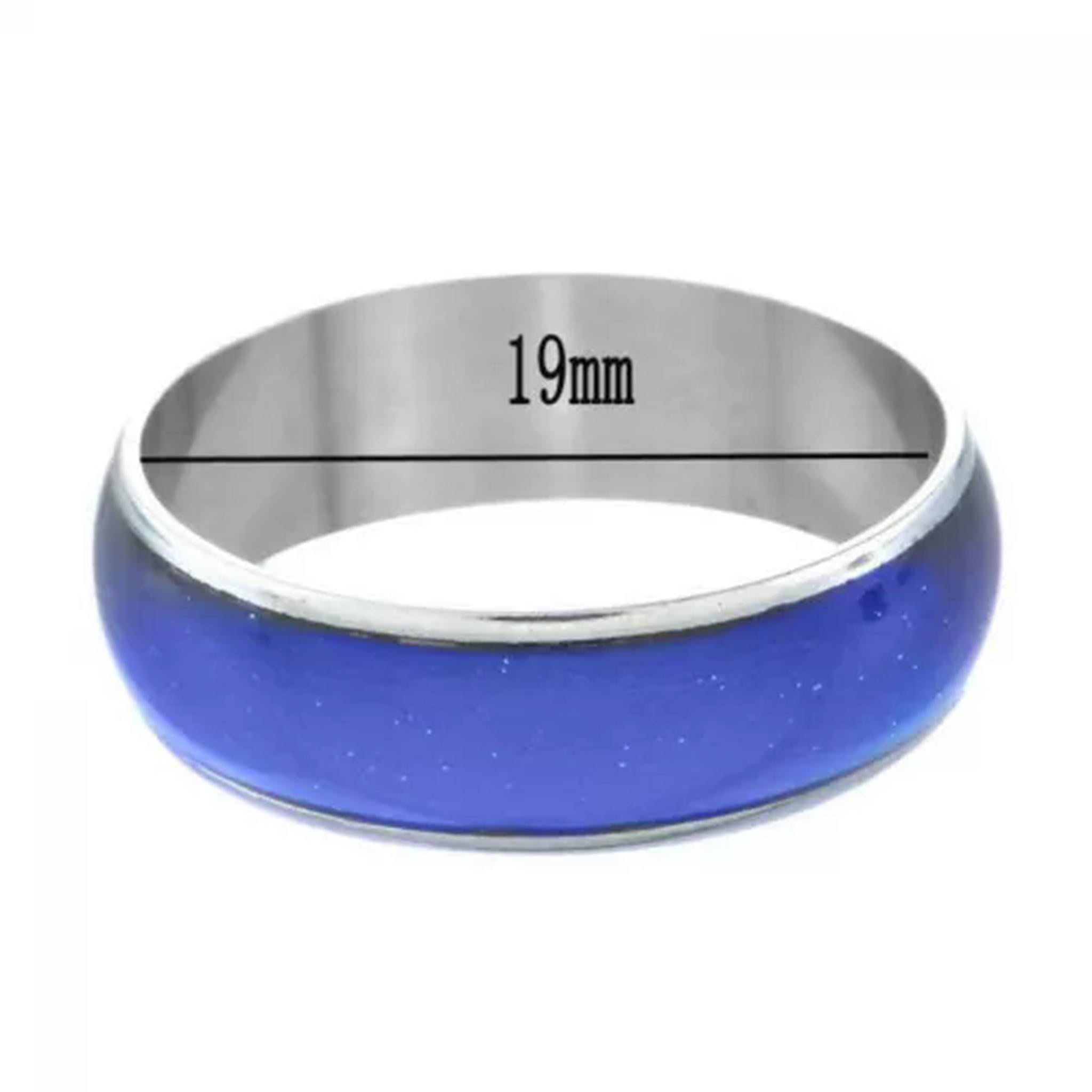 QQTDFG Unisex Amazing Mood Ring Temperature Control Color Change Band ...