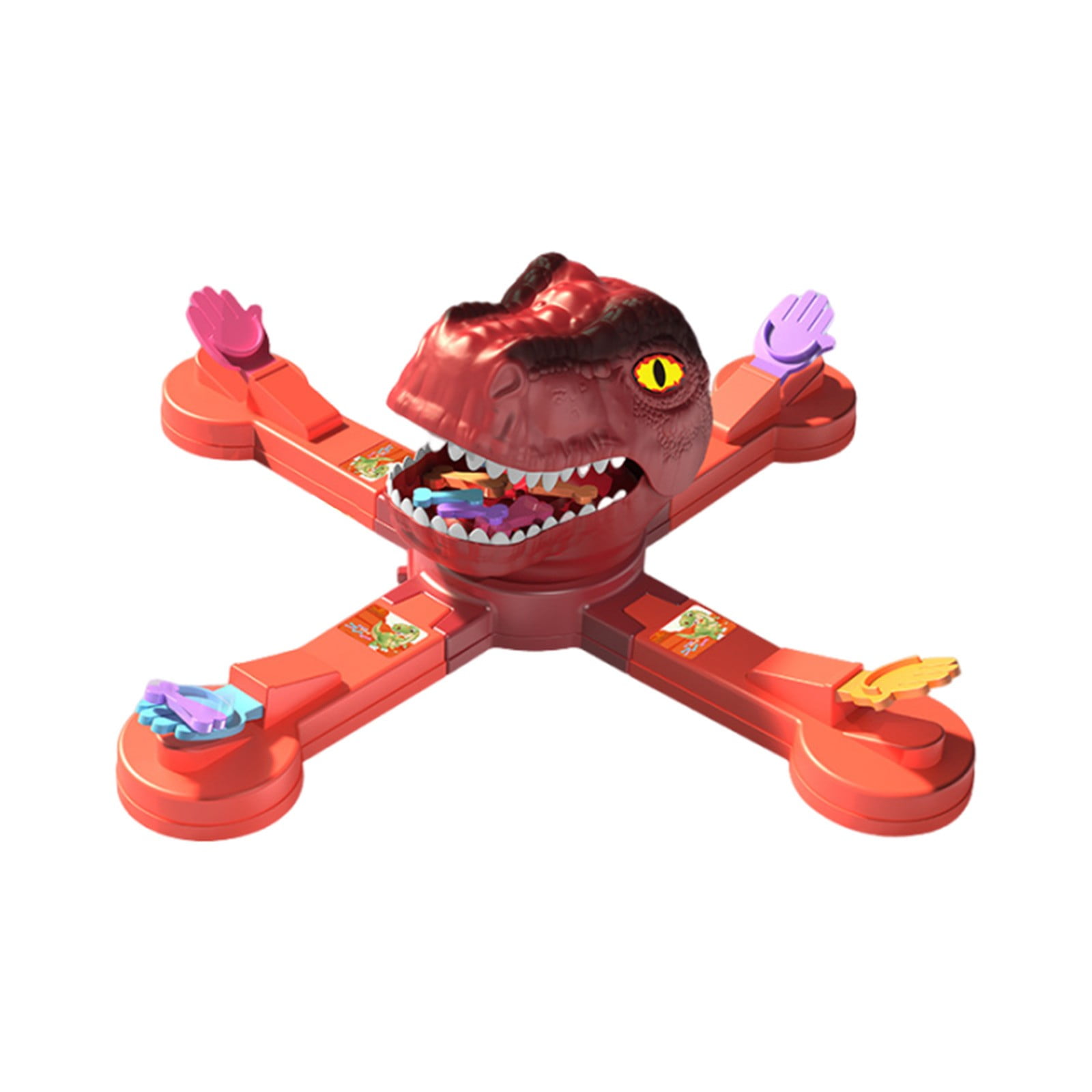 QQUOEA Dinosaur Projection Feeding Bone Game,Classic Feed Board Game ...