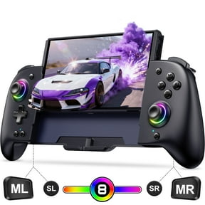 ABABENY Game Controller L/R for Nintendo Switch, RGB Lighting, Motion ...