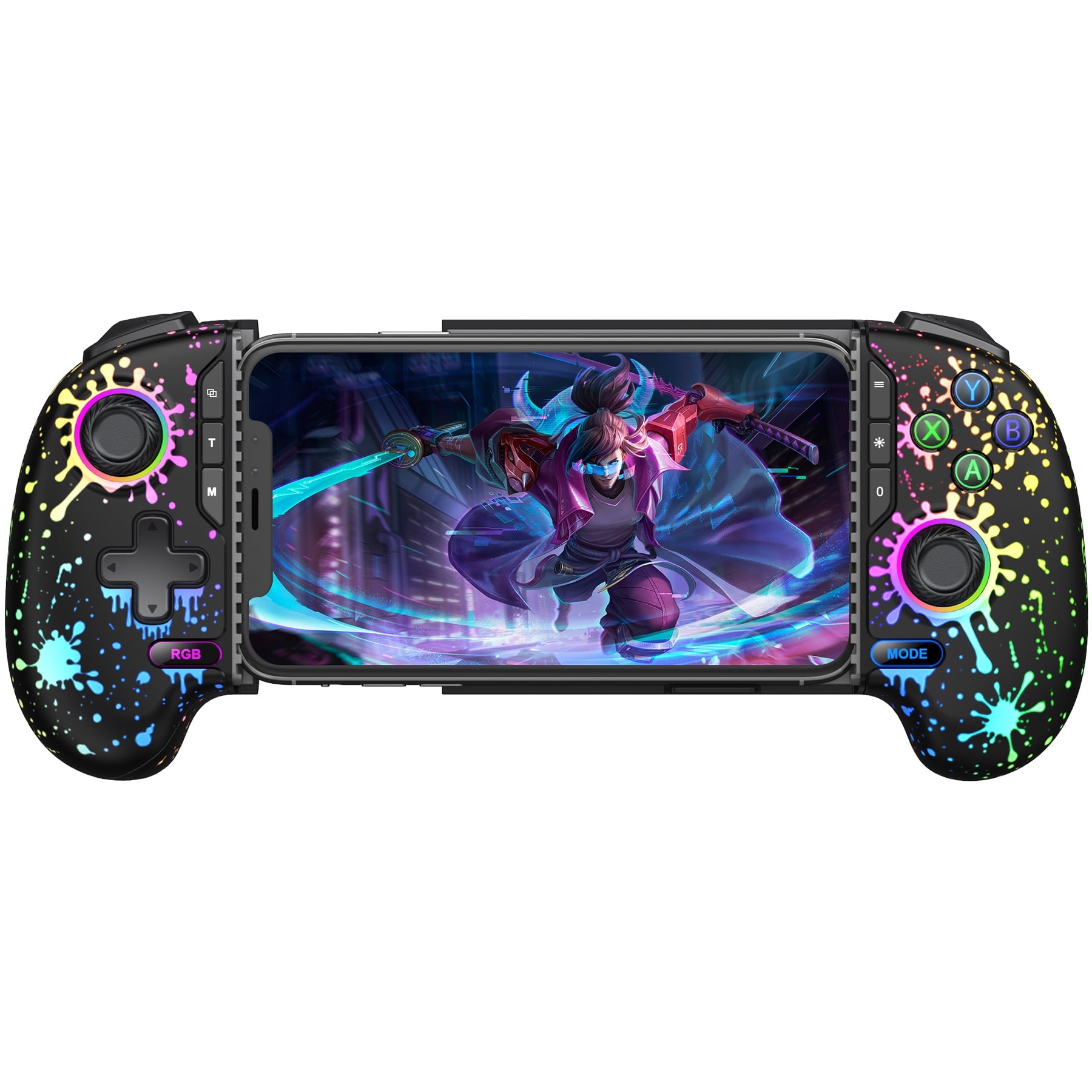 QQV Wireless Phone Controller for Phone/Android with Hall Joystick ...