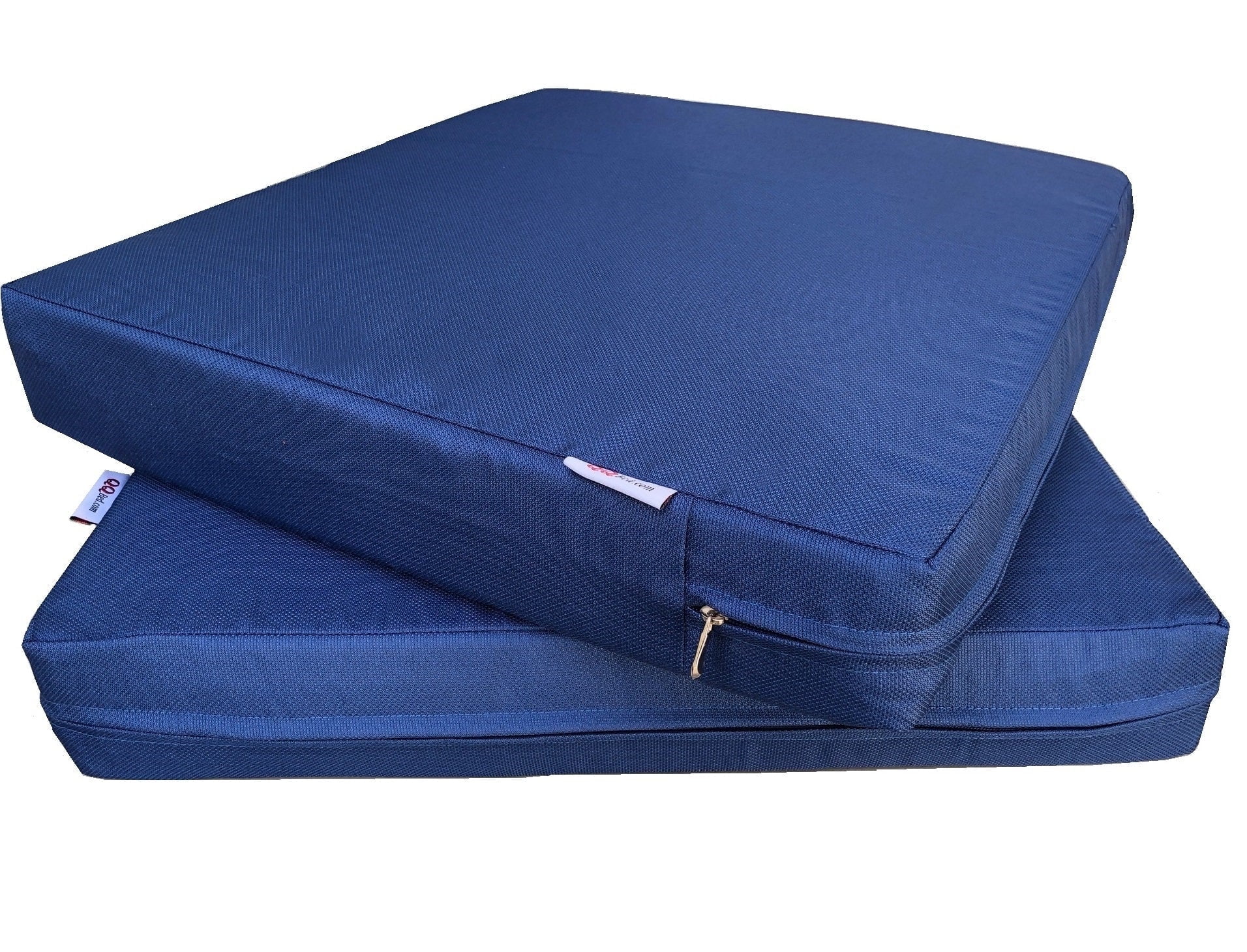 QQbed 2 Pack Washable 20"X18"X4" Memory Foam Platform Set Cushions for ...