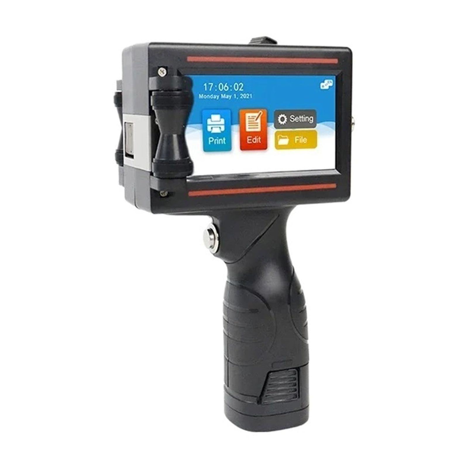 QR Code Batch Identification Validity 600DPI Handheld Hot Injection ...