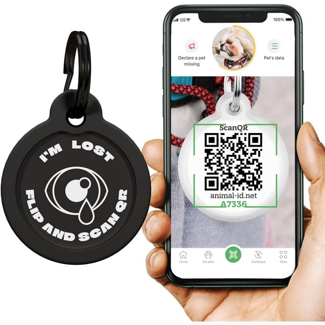 QR Code Dog Tag - Walmart.com