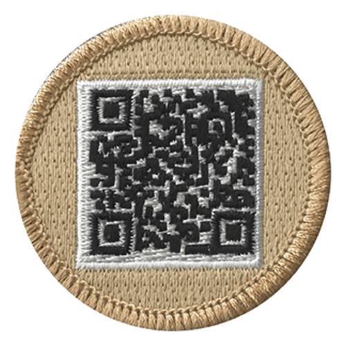 QR Code Scout Patrol Patch (Sew-on) - ClassB - Walmart.com