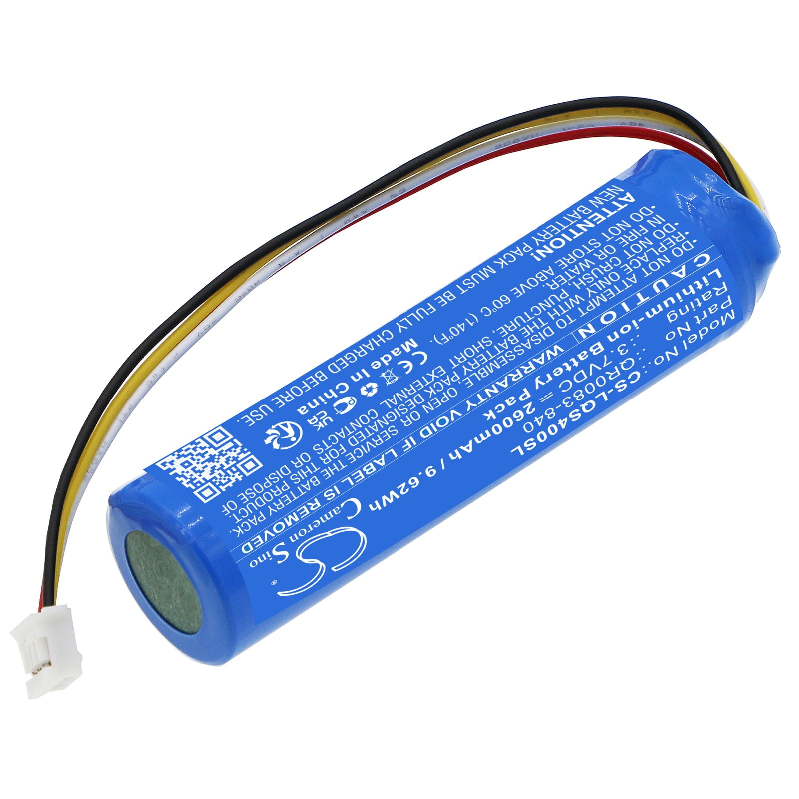 QR0083-840 Battery for Qolsys IQ Panel 4, IQ Panel 4 PowerG, IQP4001 ...