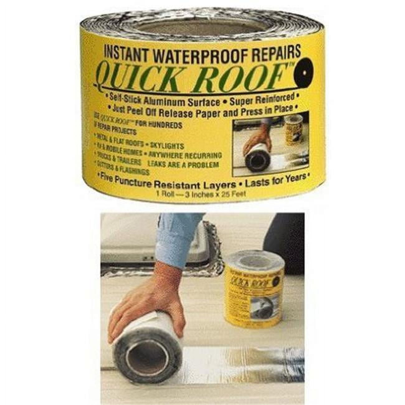 QR325 Quick-Roof Waterproof Repair - 3 In. x 25 Ft. - Walmart.com