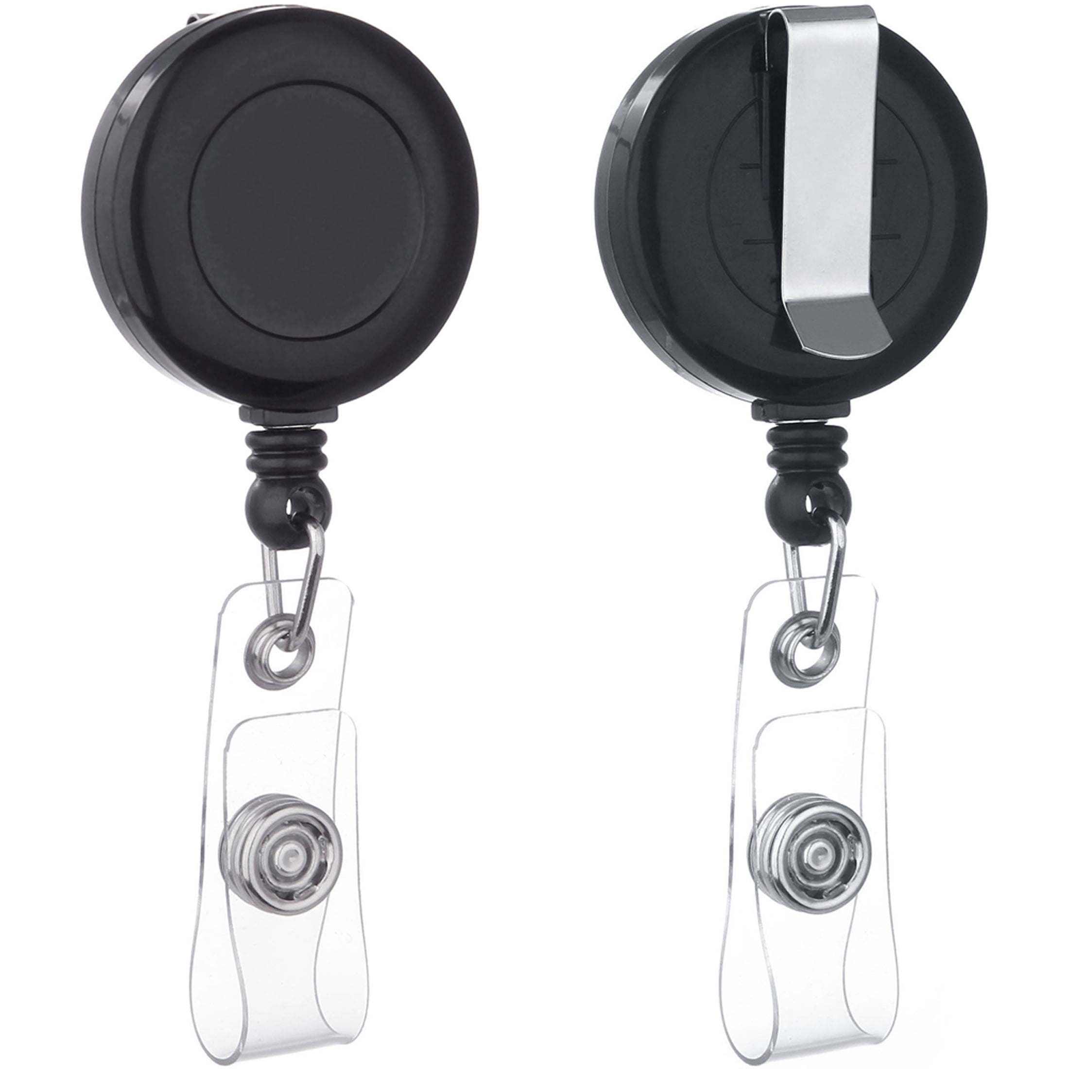 QREEL Retractable Badge Holders, Badge Reels with Belt Clip for ID ...