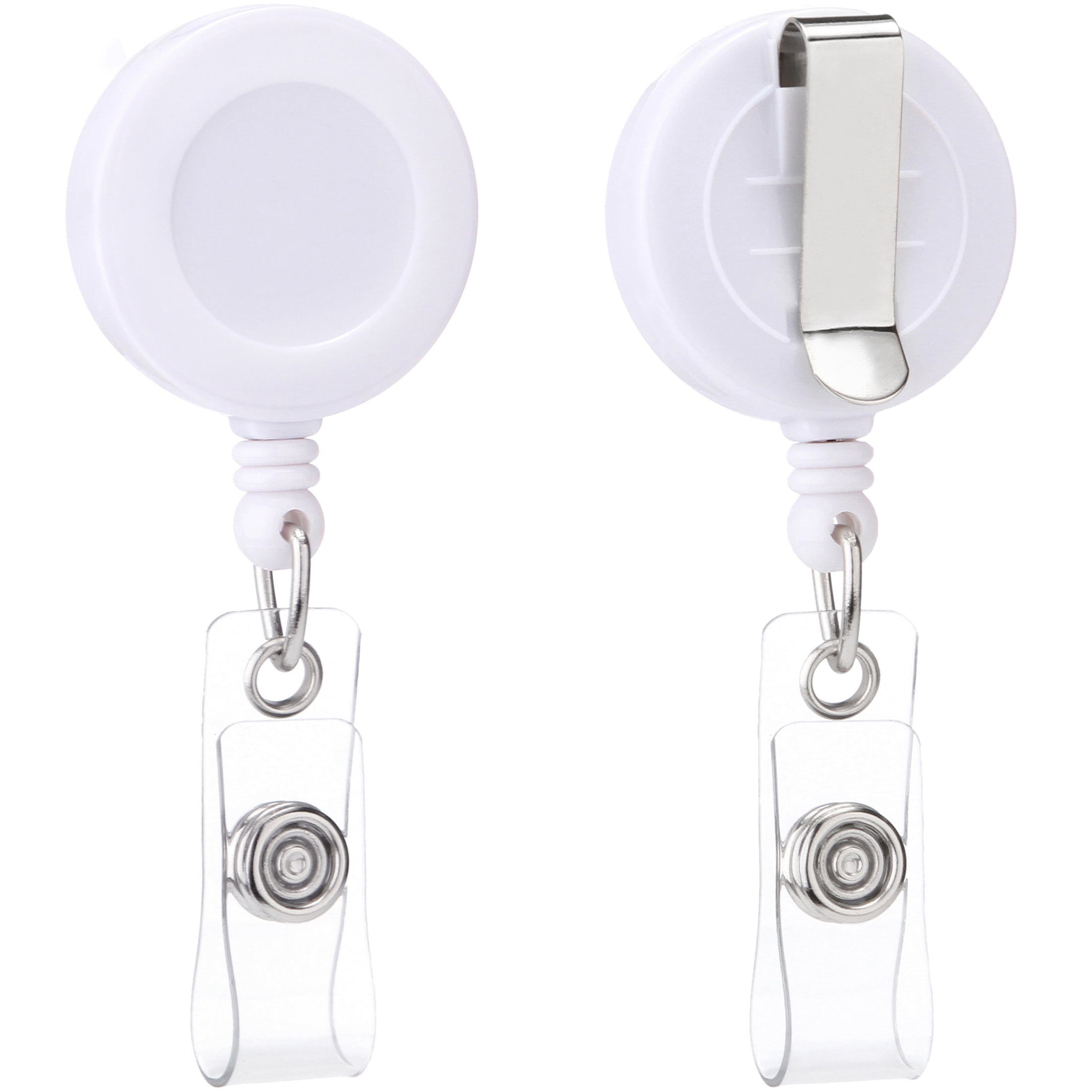 QREEL Retractable Badge Holders, Badge Reels with Belt Clip for ID ...