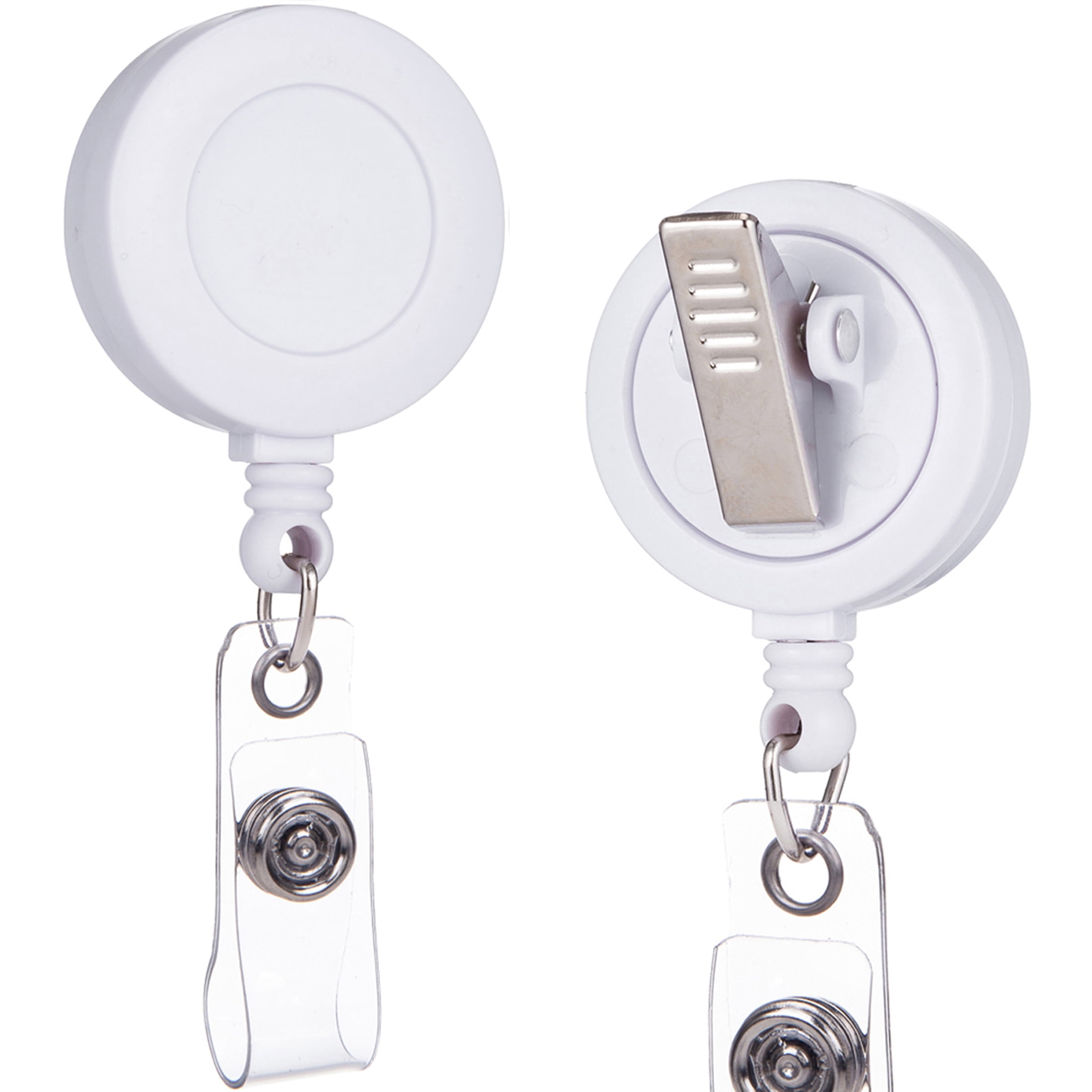 QREEL Retractable Badge Reels, Badge Holders with Swivel Alligator Clip ...