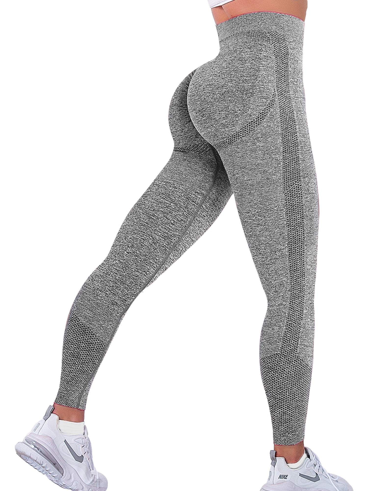 QRIC Scrunch Butt Lifting Leggings for Women Tummy Control High Waisted ...