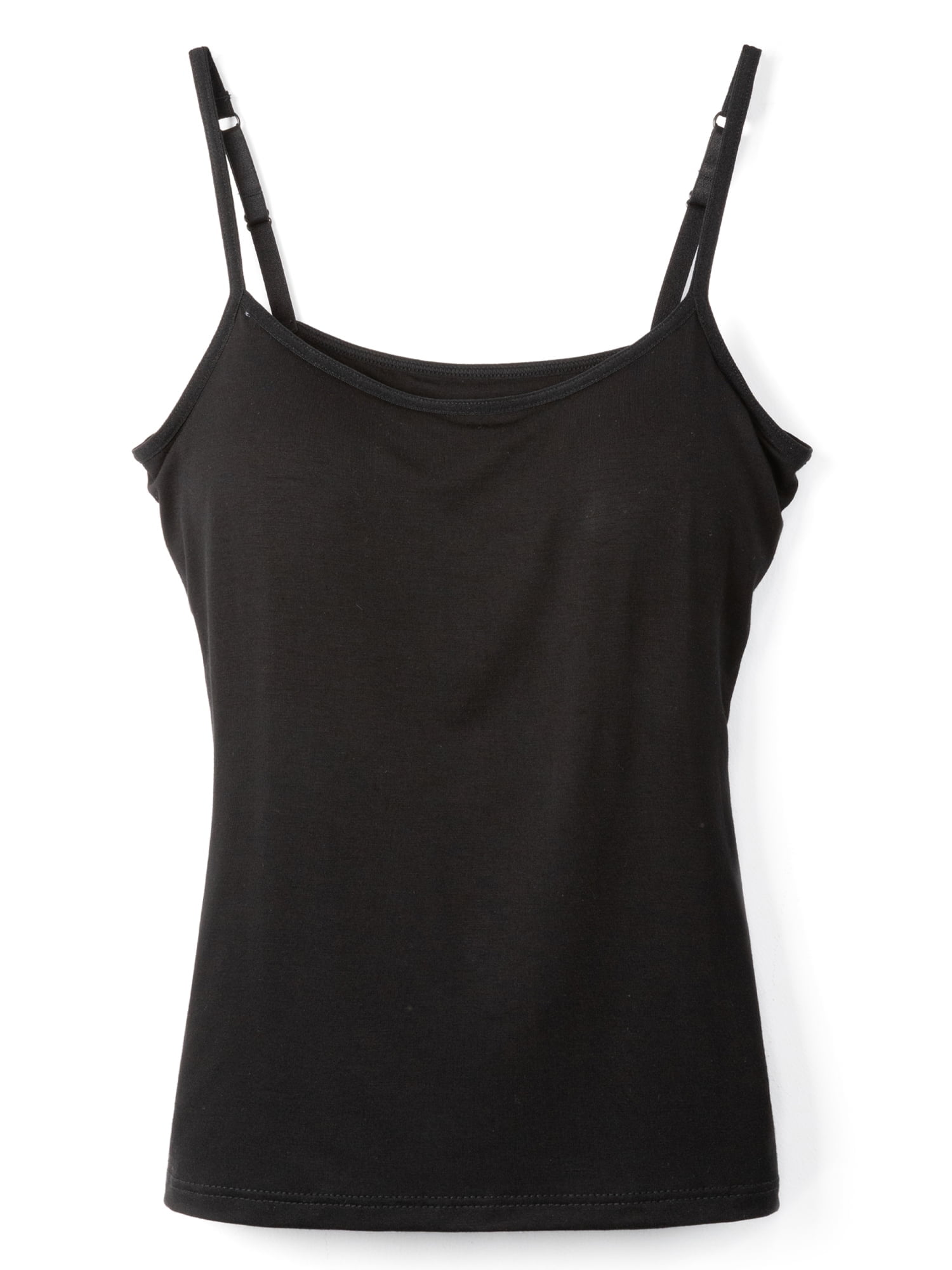 Qric Women Camisole, Built-In Shelf Bra, Adjustable Straps, Stretch ...