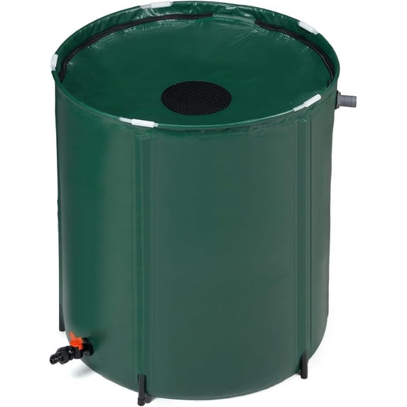 QRKD 50 Gallon Collapsible Rain Barrel, Portable Water Storage Tank ...