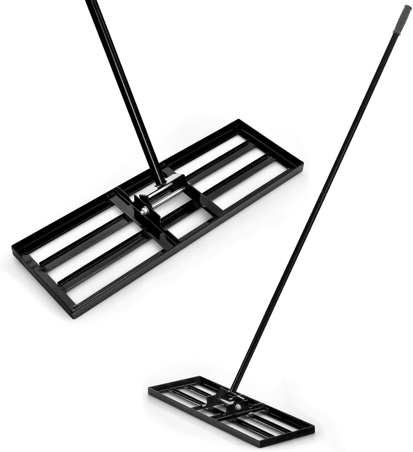 QRKD Lawn Leveling Rake, 30"/36"/42" x 10" Professional Grade Soil ...