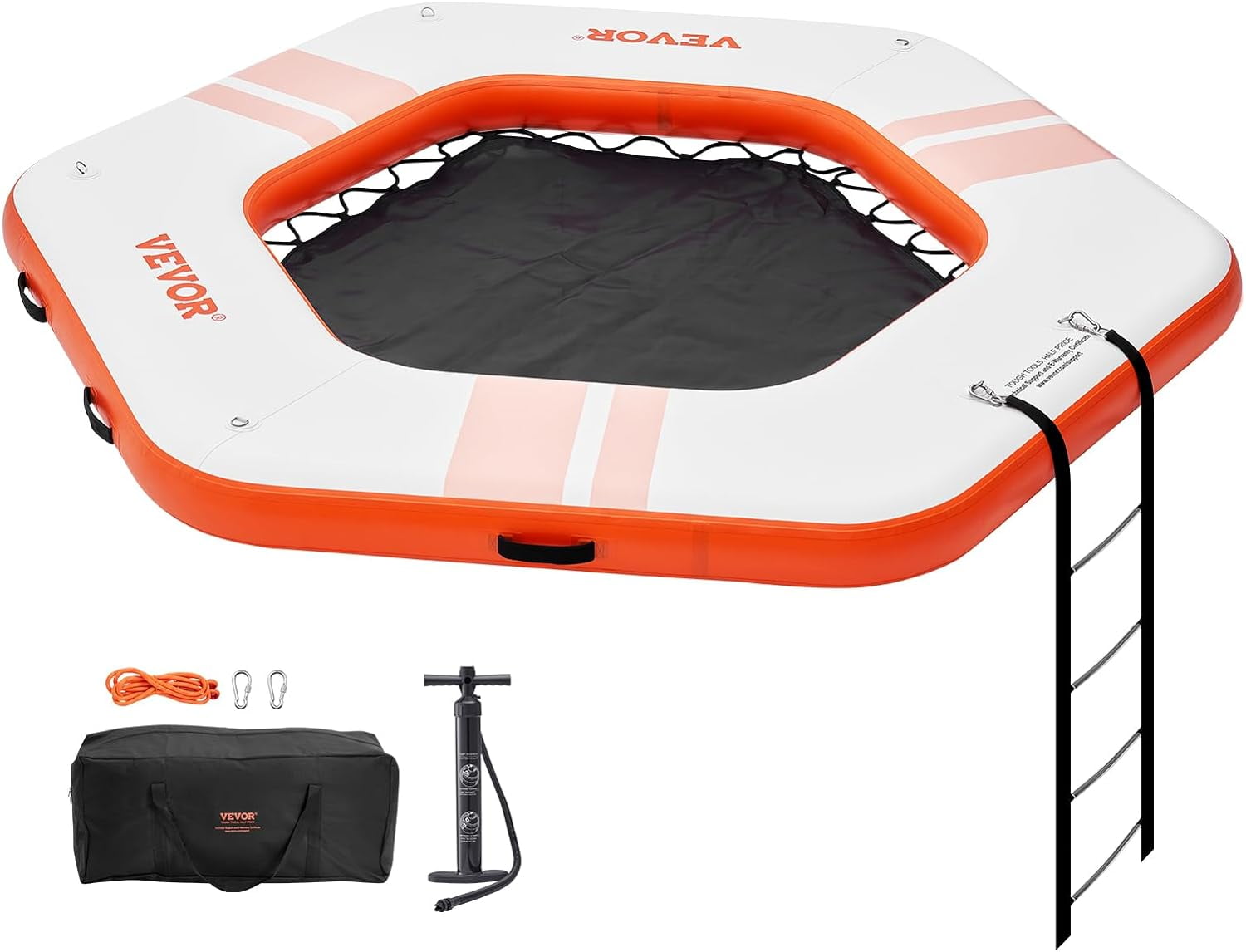 QRZJ Inflatable Floating Dock, Inflatable Dock Platform, Non-Slip Air ...