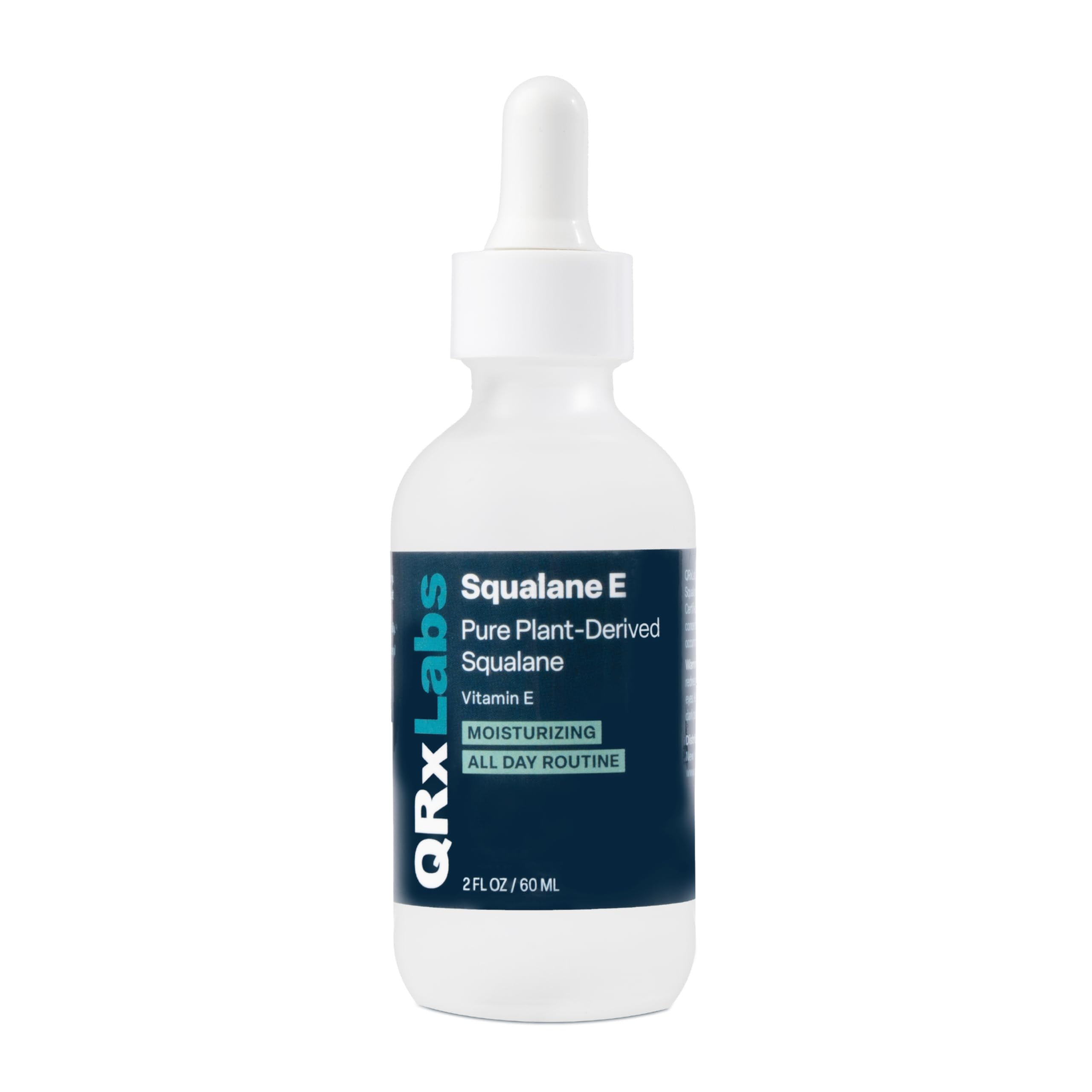 QRxLabs Pure Plant-Based Squalane TMA2 Oil with Vitamin E (2 oz ...