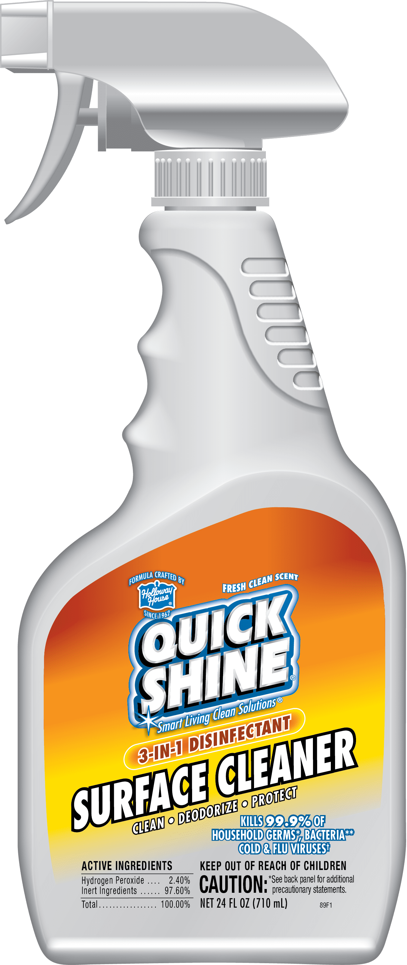 QS 3-IN-1 Disinfectant Spray Surface Cleaner - Walmart.com