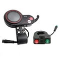QS-S4 48V-60V Thumb Throttle LCD Display Meter+Switch Button for Zero 8 ...