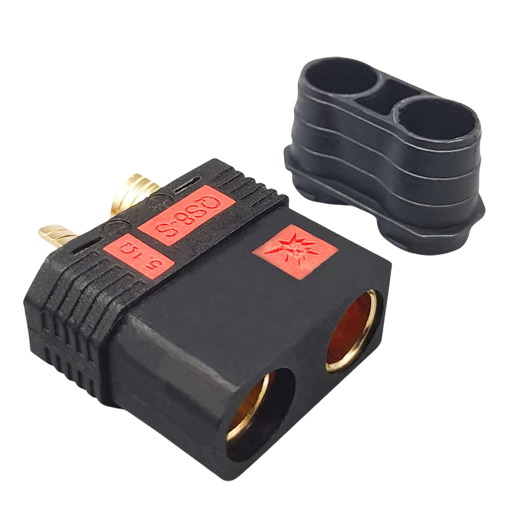 QS8-S Heavy Duty Battery Connector Antispark Gold Connector Large Power ...