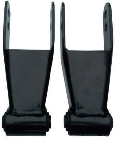 QSA 1" / 2" Adjustable Rear Lowering Drop Shackles Heavy Duty (w/OEM ...