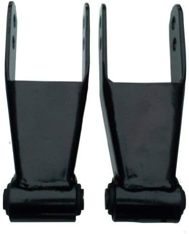 QSA 1" / 2" Adjustable Rear Lowering Drop Shackles (w/OEM Style No ...