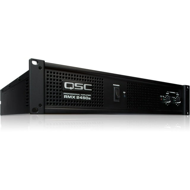 QSC RMX 2450a Amplifier, 900 W RMS, 2 Channel, Black - Walmart.com