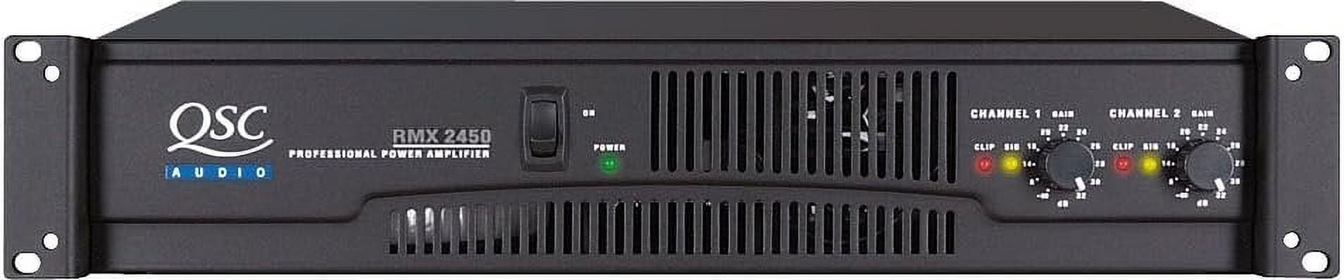 QSC RMX2450 High Output Audio Amp - Stereo Power Amplifier - Walmart.com