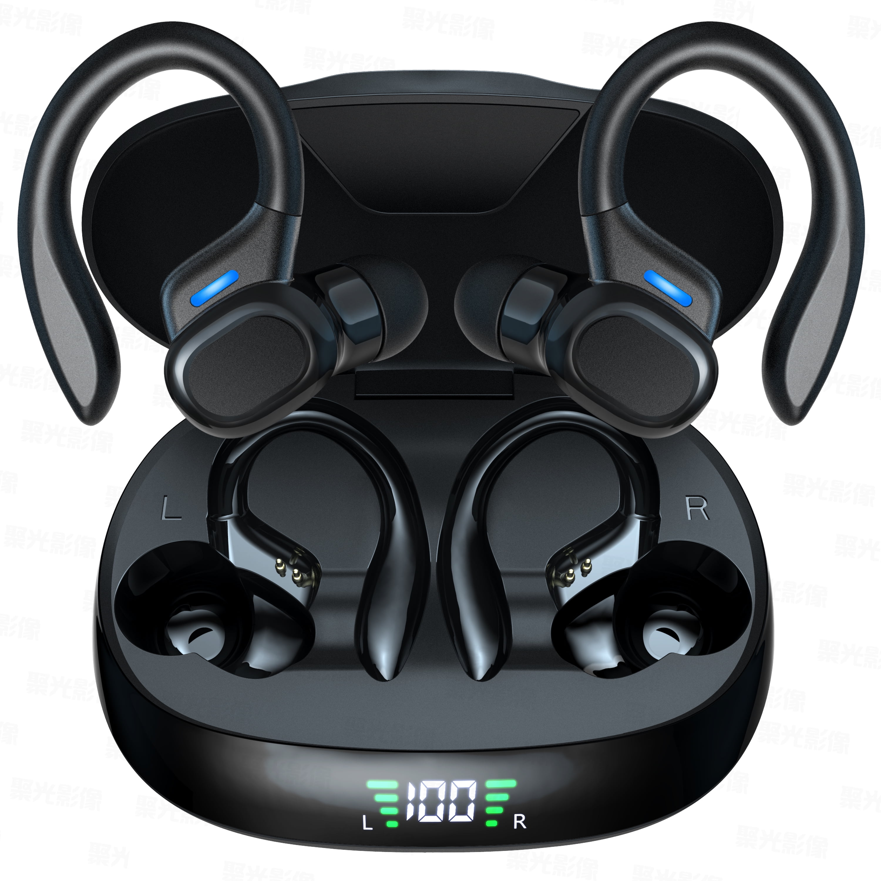 QSCQ Wireless Earbuds, Bluetooth 5.0 Headphones with Mic, Sport True ...