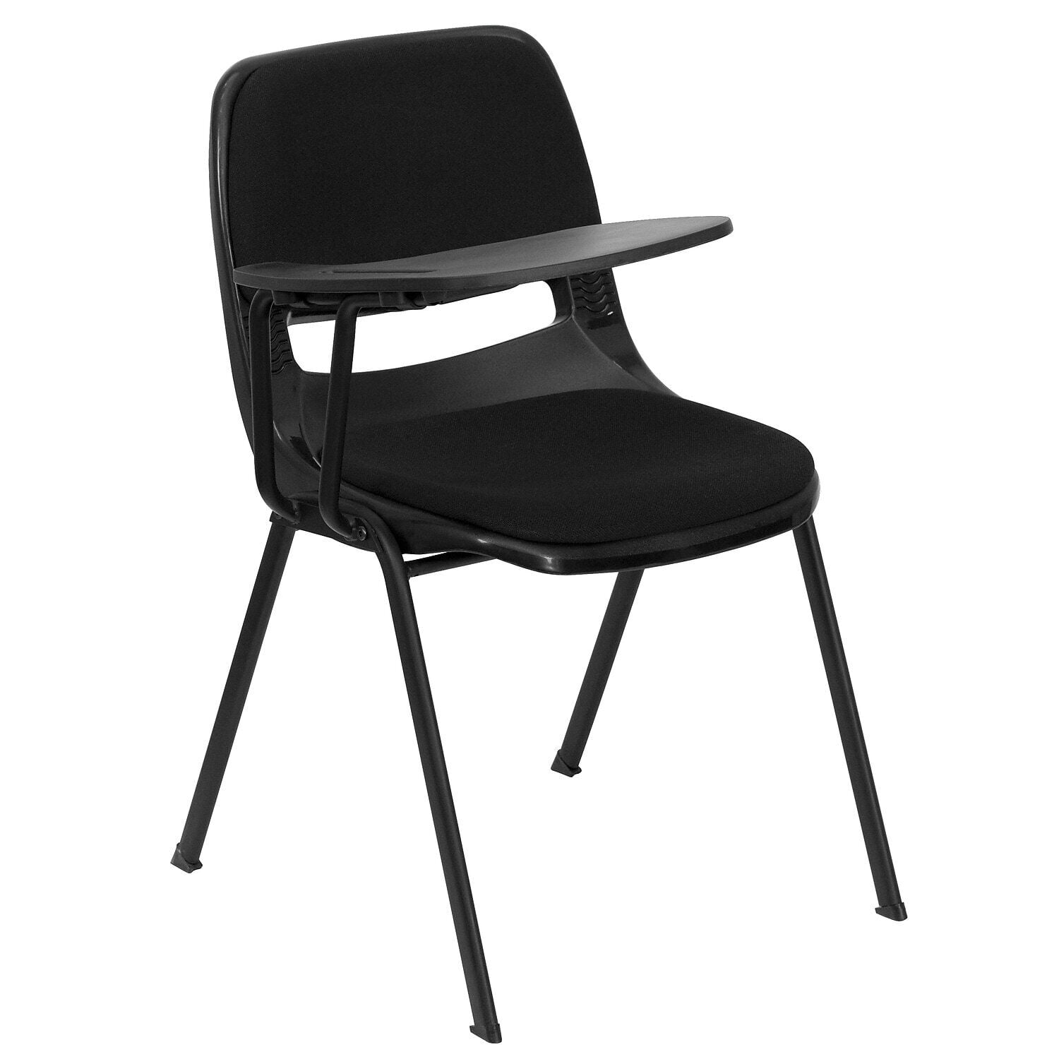 QSHIMY 32''H x 23''W x 28''D Padded Ergonomic Shell Chair Black Right ...
