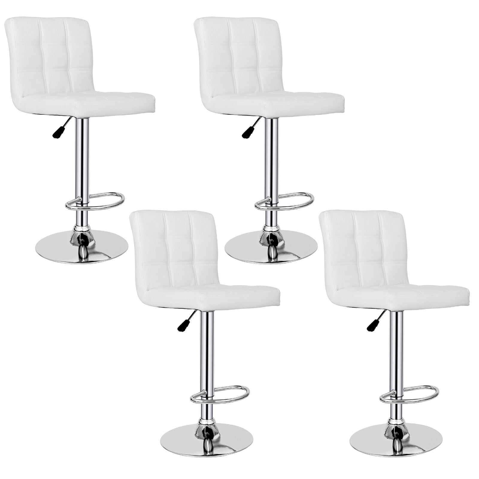 QSJIAYI-Large Bar Stools - Counter Chairs Adjustable Counter Height ...