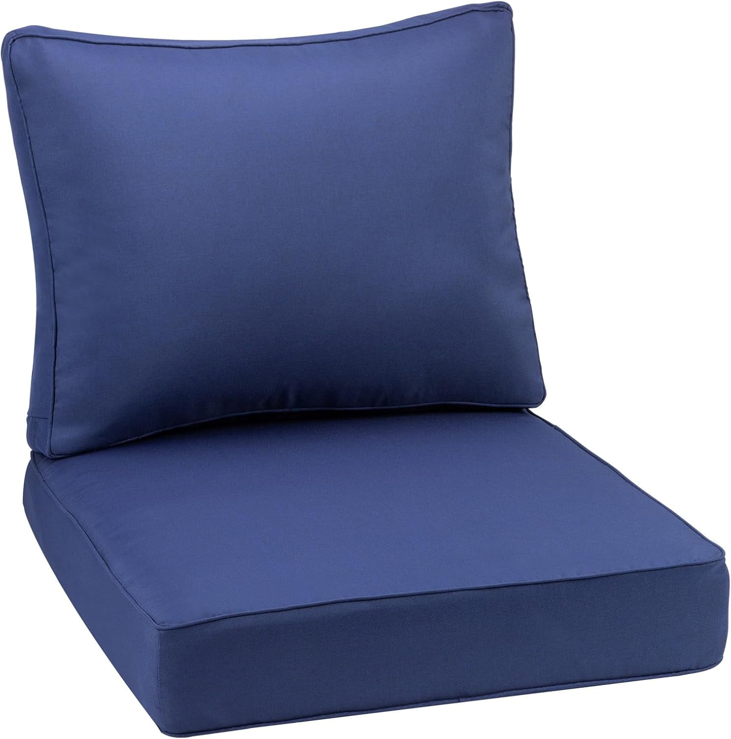 QSJIAYI Outdoor Deep Seating Cushion Set, 24" x 24", Waterproof & Fade ...