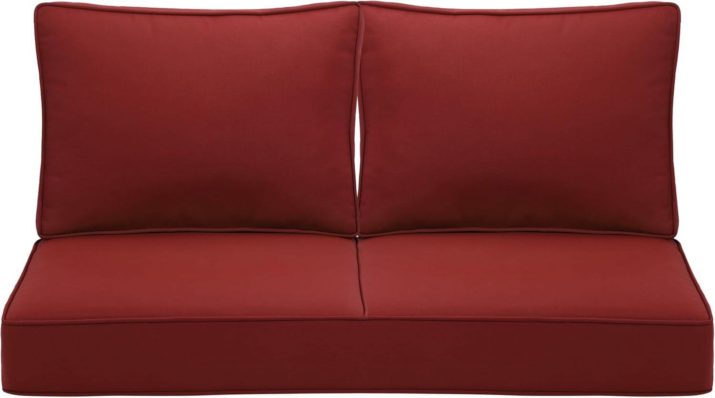 QSJIAYI Outdoor Deep Seating Cushion Set, 24" x 24", Waterproof & Fade ...