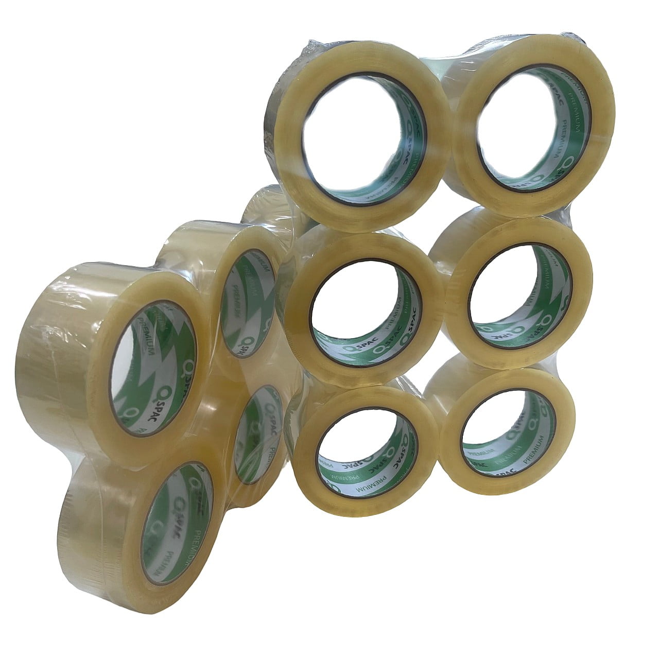 QSPARC Clear Packing Tape Premium Packaging Tape for Moving Boxes ...