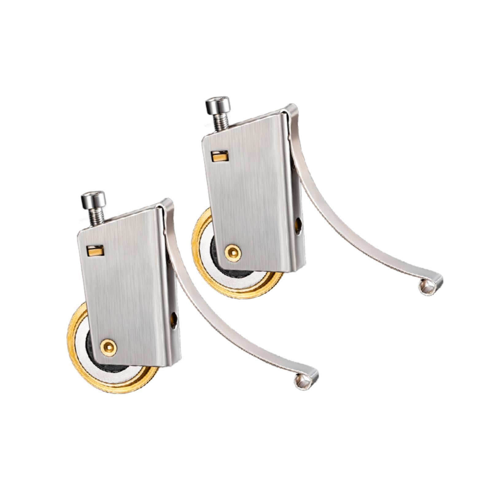 QSTDGVPW 2 Pieces Sliding Screen Door Copper Wheel Hardware Easily ...