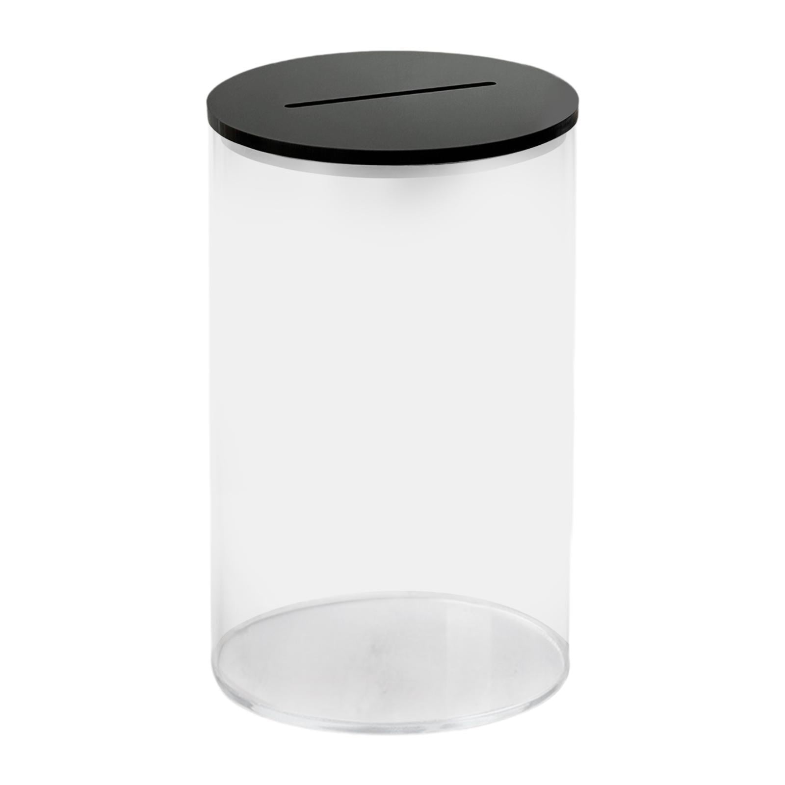 QSTDGVPW Acrylic Piggy Bank Clear Savings Jar Openable Home Ornaments ...