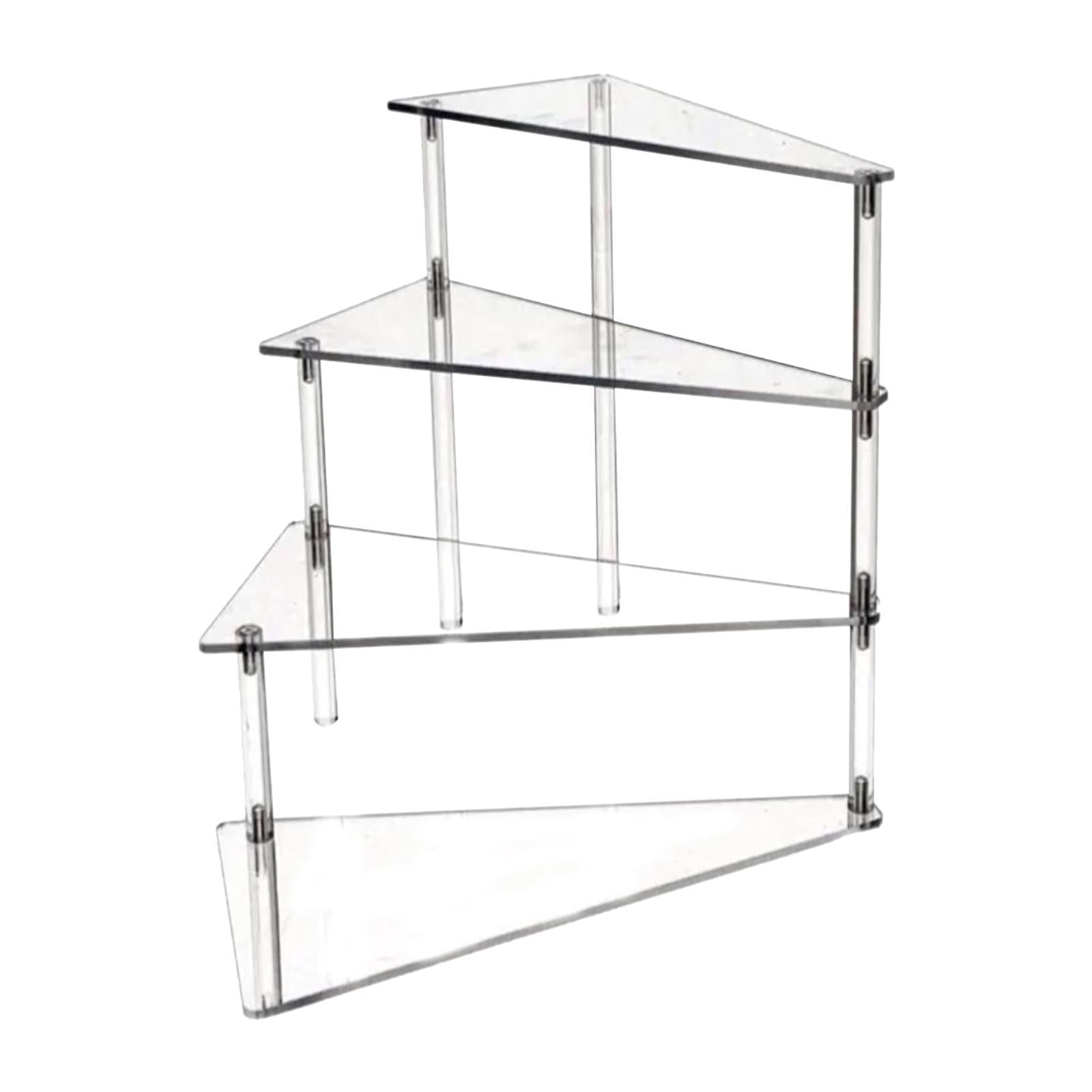 QSTDGVPW Acrylic Riser Display isplay Shelf Clear Decorative Perfume ...